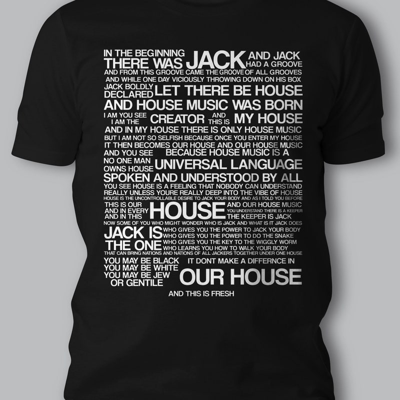 House Music T Shirt - Etsy