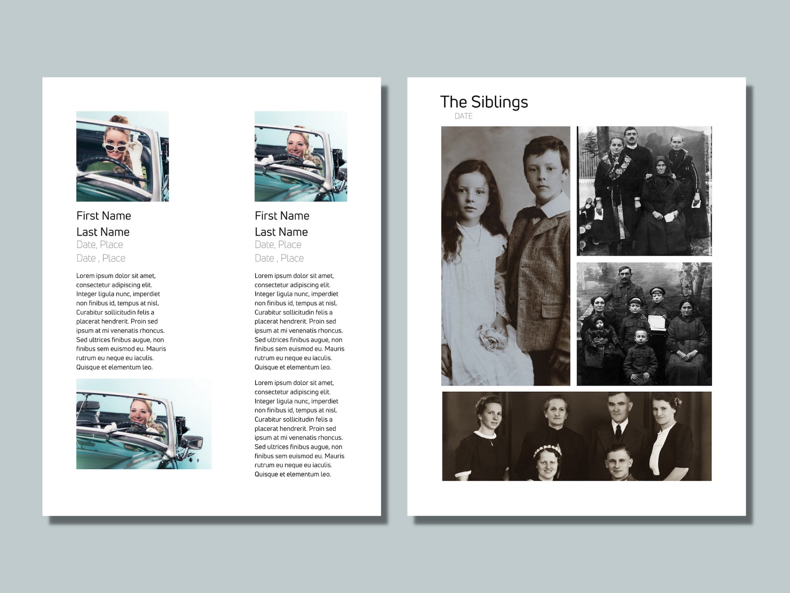 Create Your Unique Family History - Book Template for Ancestry ...