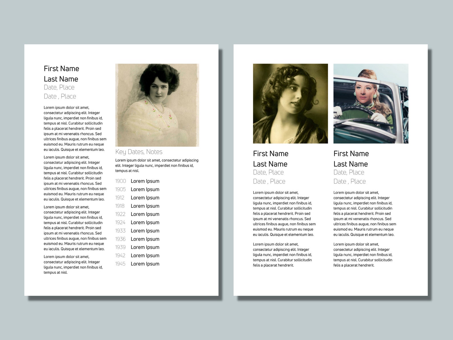 Create Your Unique Family History - Book Template for Ancestry ...