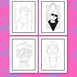 Hip Hop Coloring Book R&B Instant Download - Etsy