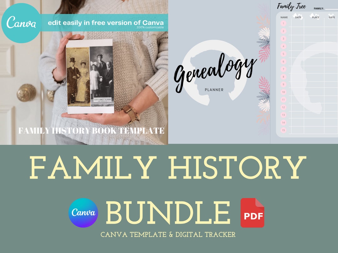 Genealogy Tracker | Ancestry Scrapbook Paper |8.5" X11" | Ancestry ...