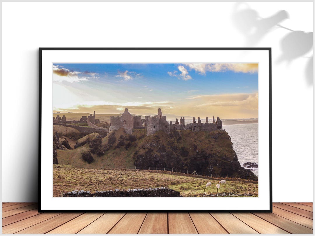 Dunluce Castle Northern Ireland Poster 18x12" (45x30cm) Photo Poster ...