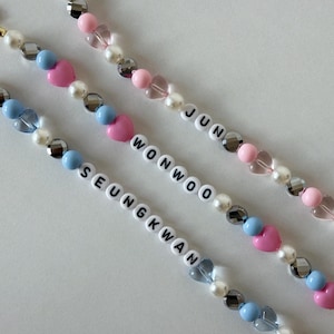 PRETTY U | Seventeen Svt Carat Bias Bracelet Custom All Members - Etsy