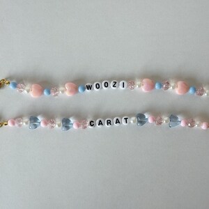 HEART MY LIFE | Seventeen Svt Carat Bias Bracelet Custom All Members - Etsy
