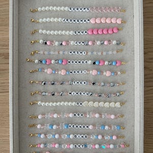 PEARL + RIGHT | Seventeen Svt Carat Bias Bracelet Custom All Members - Etsy