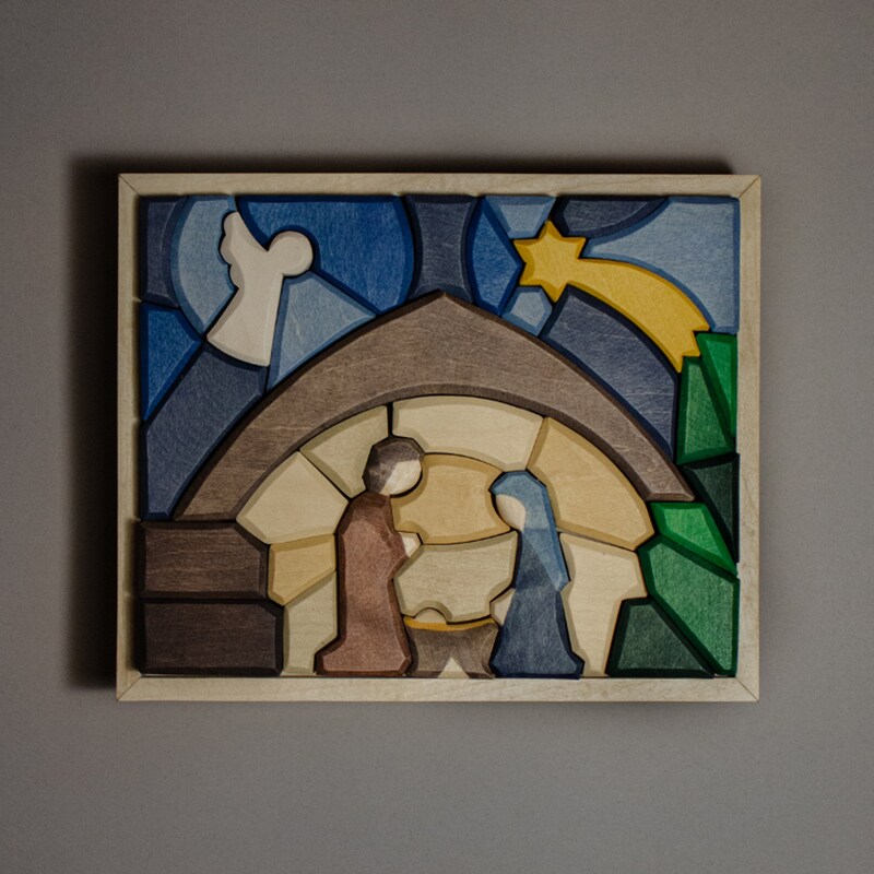 Nativity Puzzle - Etsy
