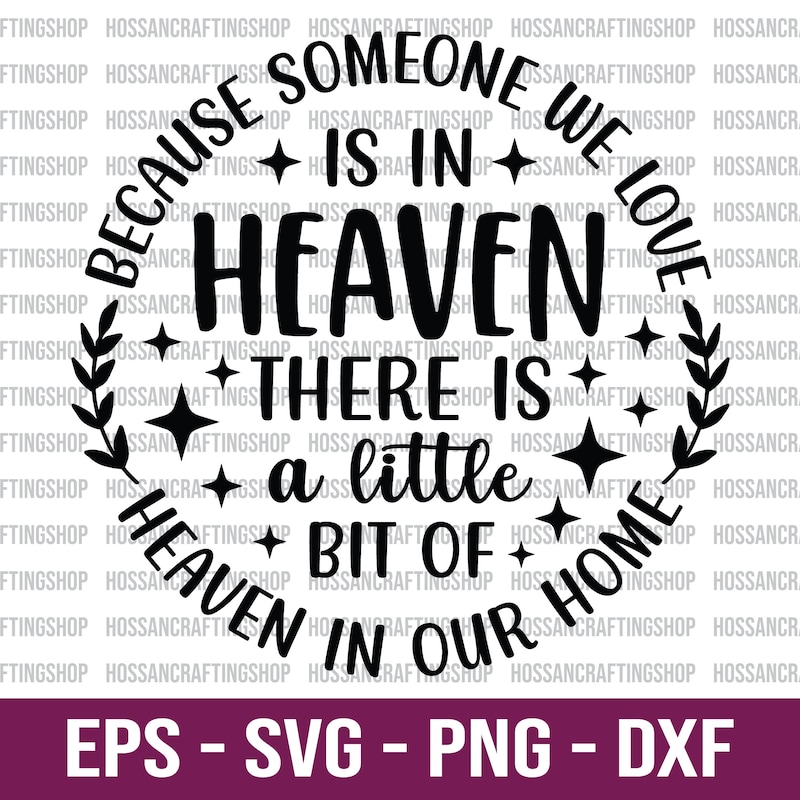 In Heaven Svg - Etsy