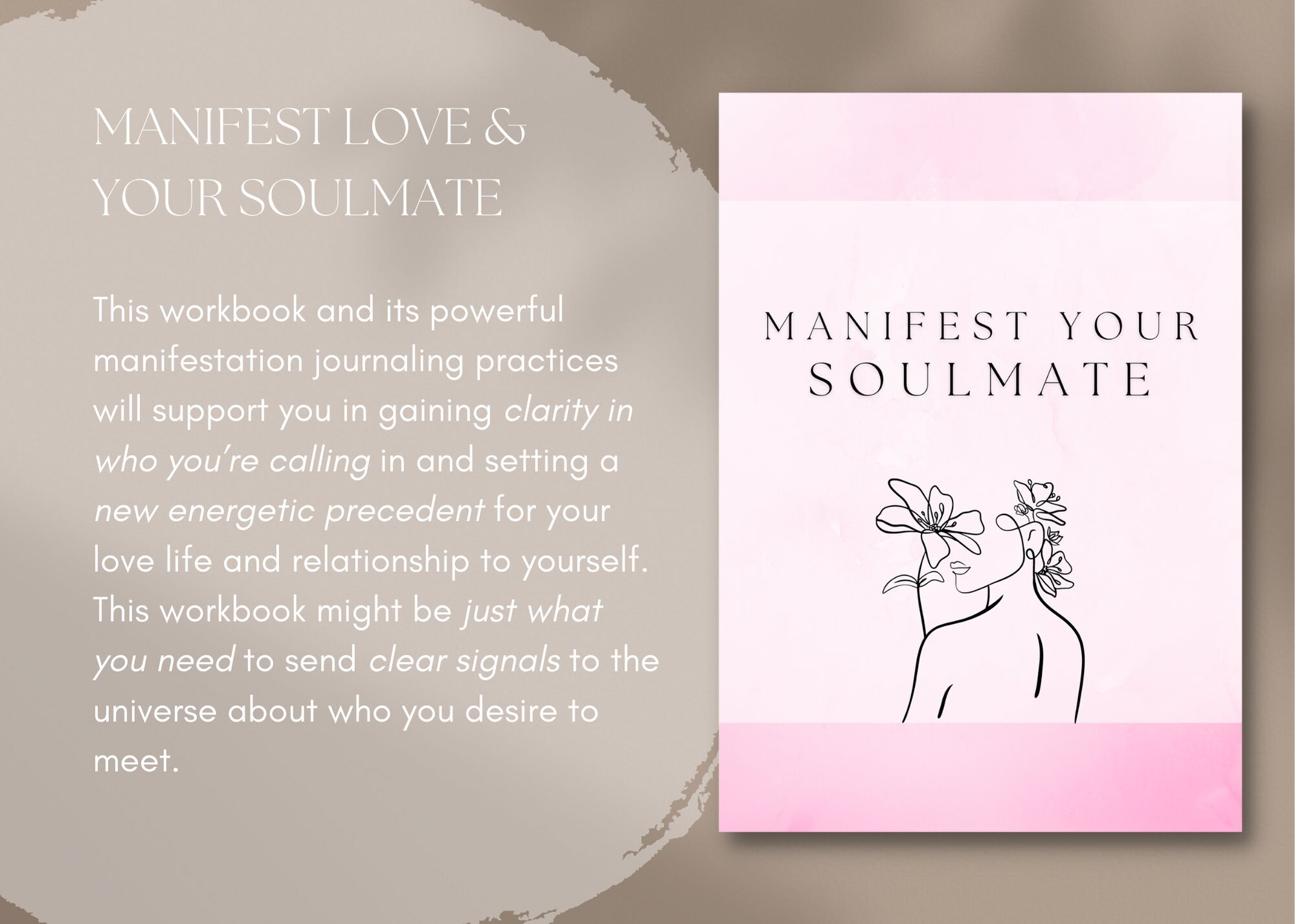 Manifest Love Journal Prompts for Manifesting Your Soulmate Printable ...