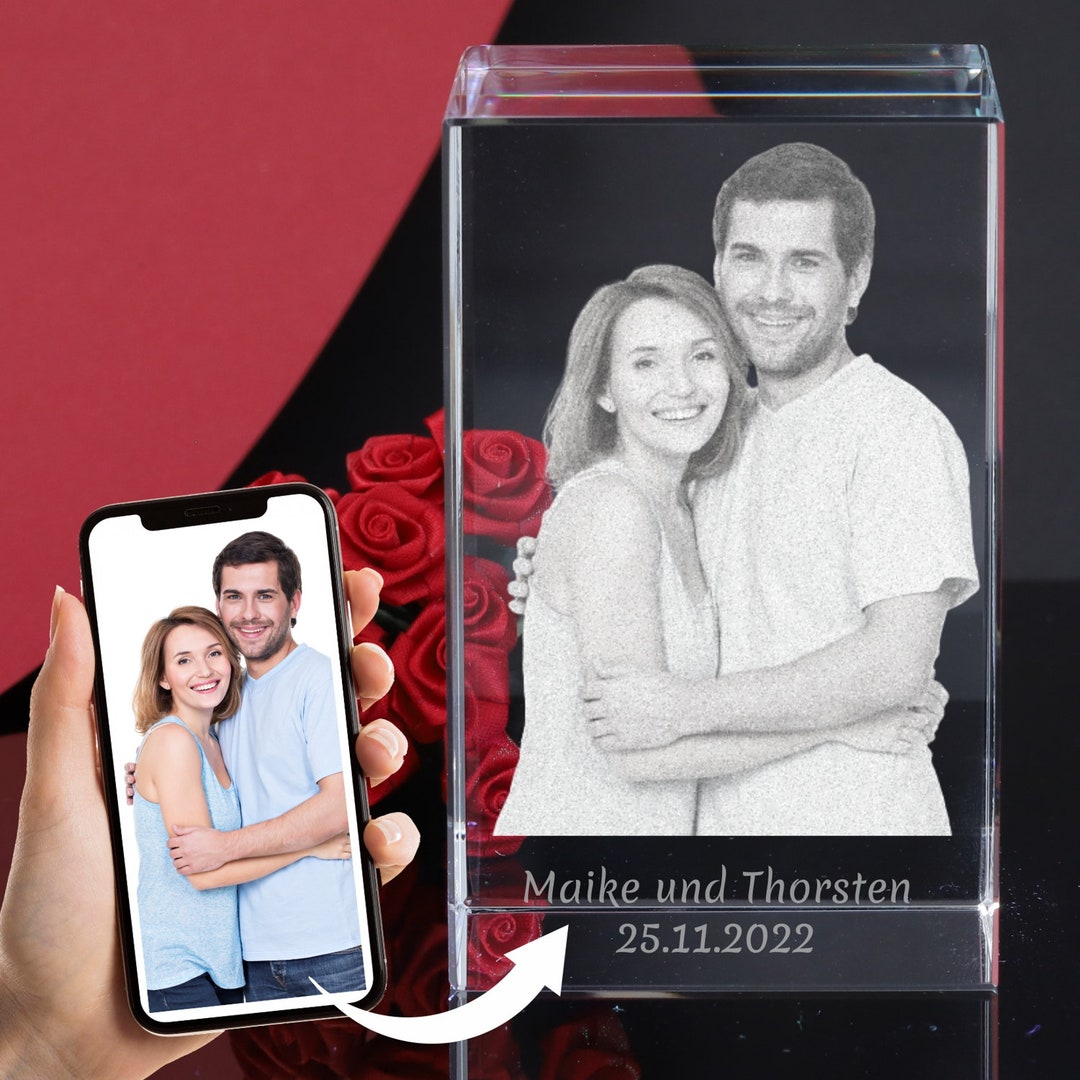 3D Glass Photo Glass Crystal With Your Own Photo and Individual ...