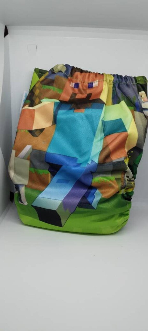 Minecraft Cloth Diaper - Etsy