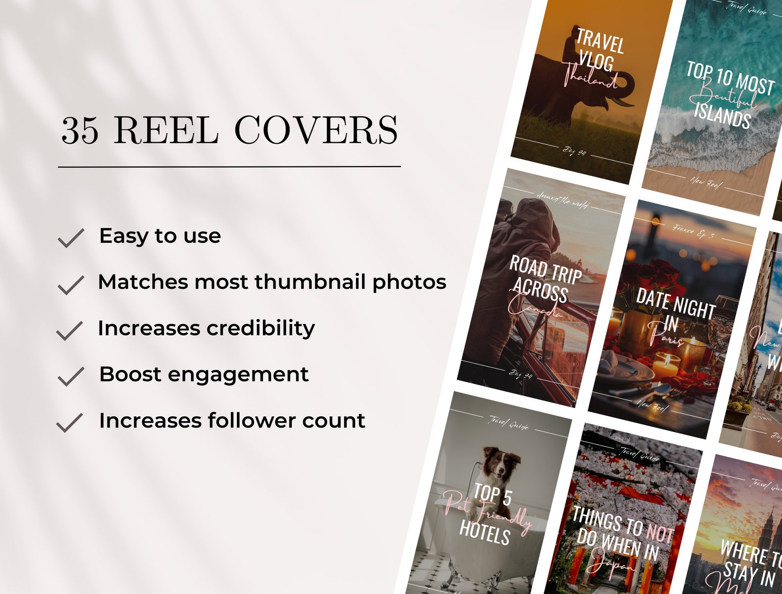 UGC Instagram Reel Templates for Travel Content Creator & Influencers ...
