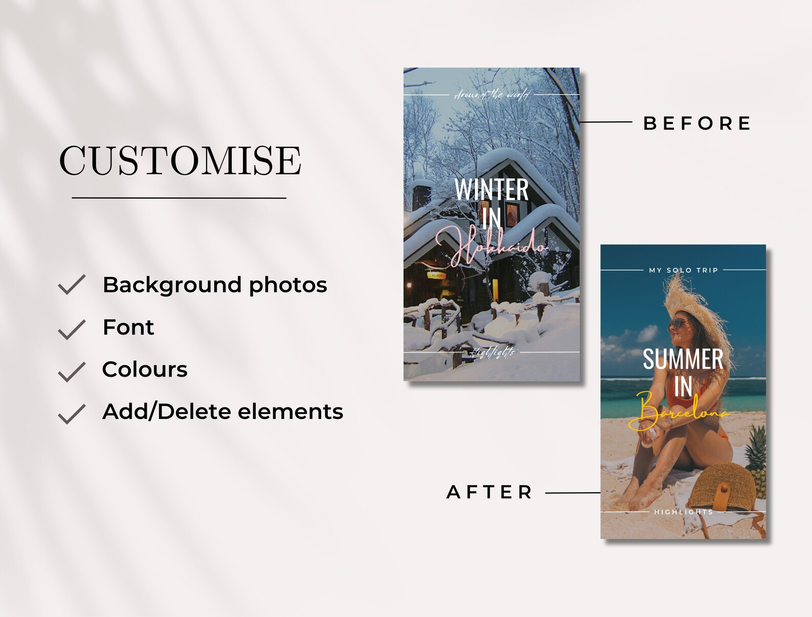 UGC Instagram Reel Templates for Travel Content Creator & Influencers ...
