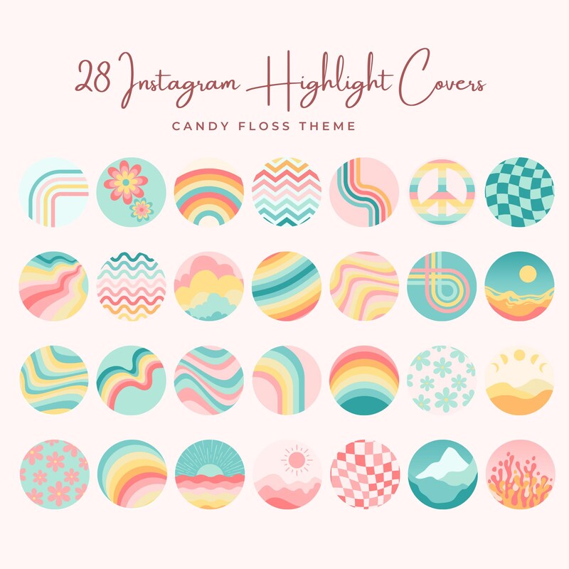 Cute Instagram Icons - Etsy