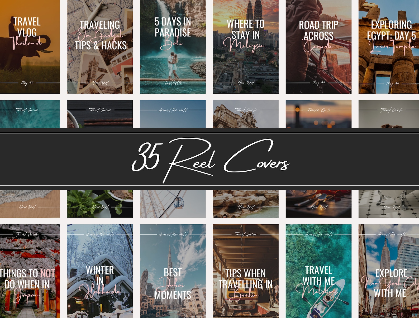 UGC Instagram Reel Templates for Travel Content Creator & Influencers ...