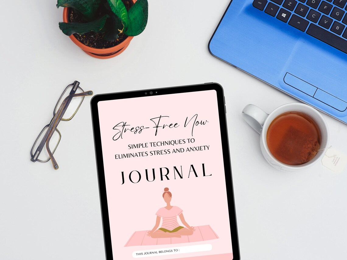 Journal Canva Template Coaching Journal Printable Anxiety - Etsy