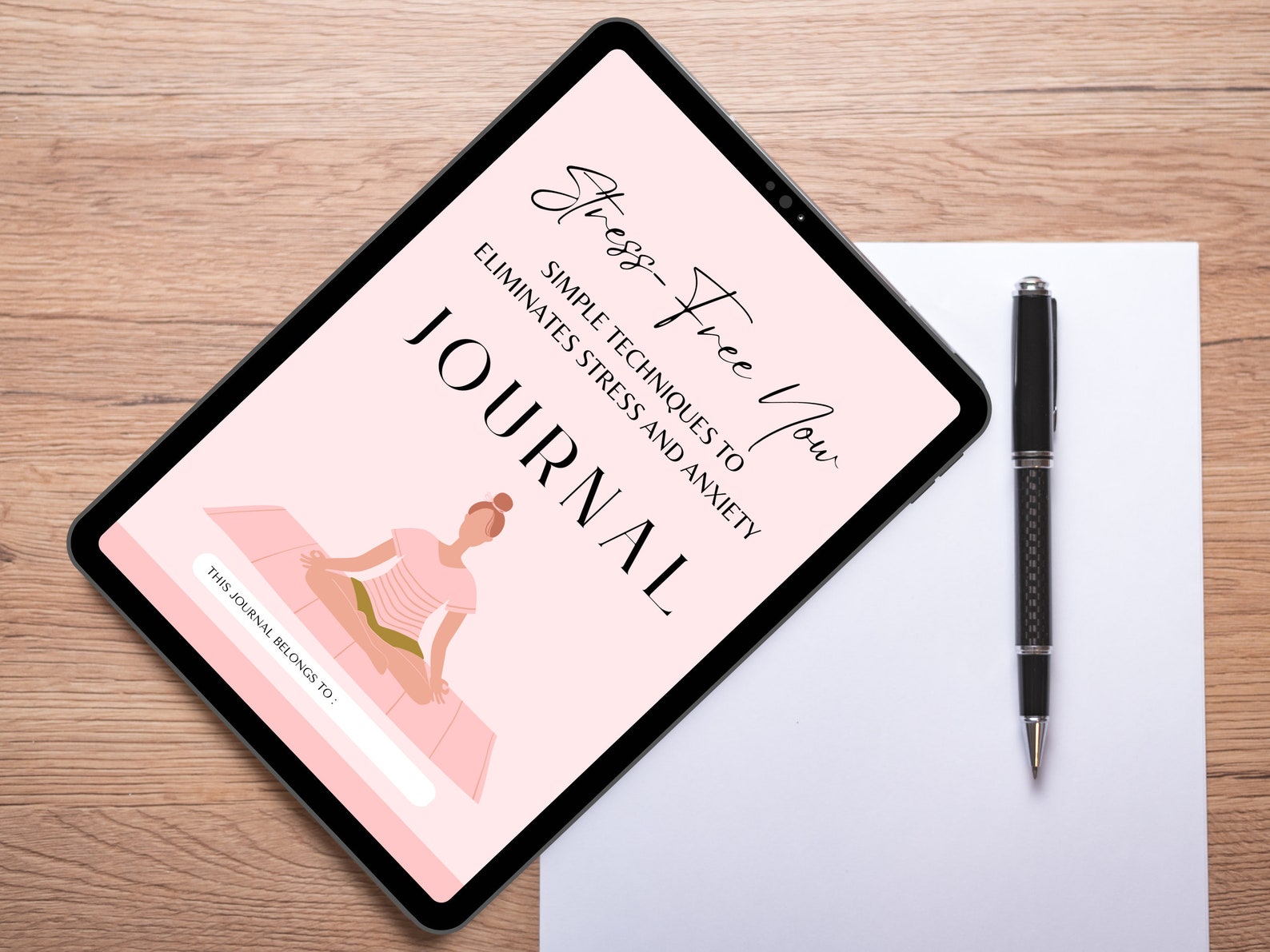 Journal Canva Template Coaching Journal Printable Anxiety - Etsy