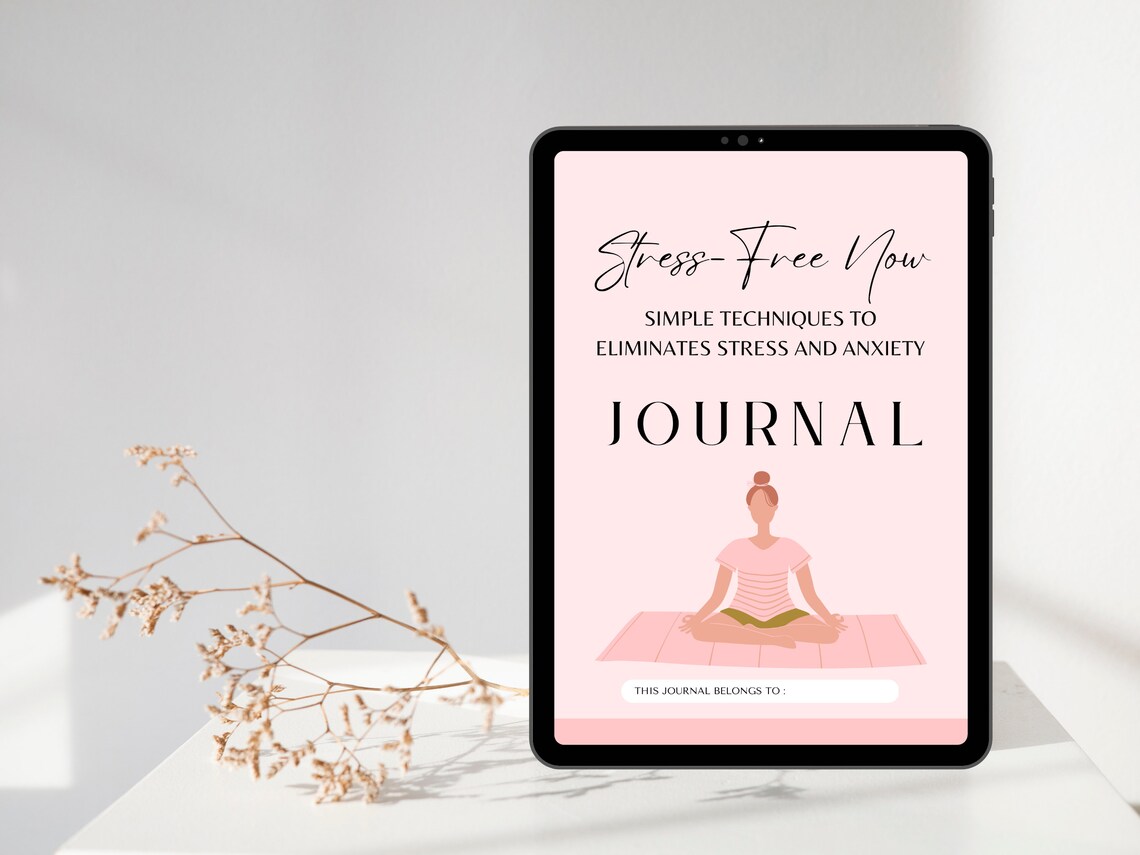 Journal Canva Template Coaching Journal Printable Anxiety - Etsy