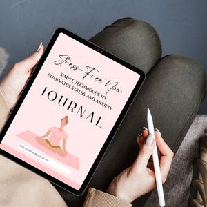 Journal Canva Template Coaching Journal Printable Anxiety - Etsy