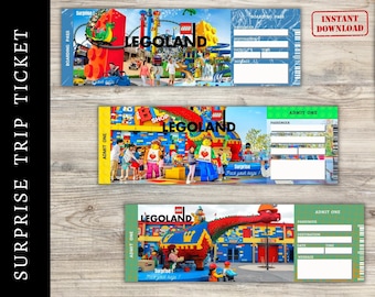 Legoland Gift Ticket - Etsy