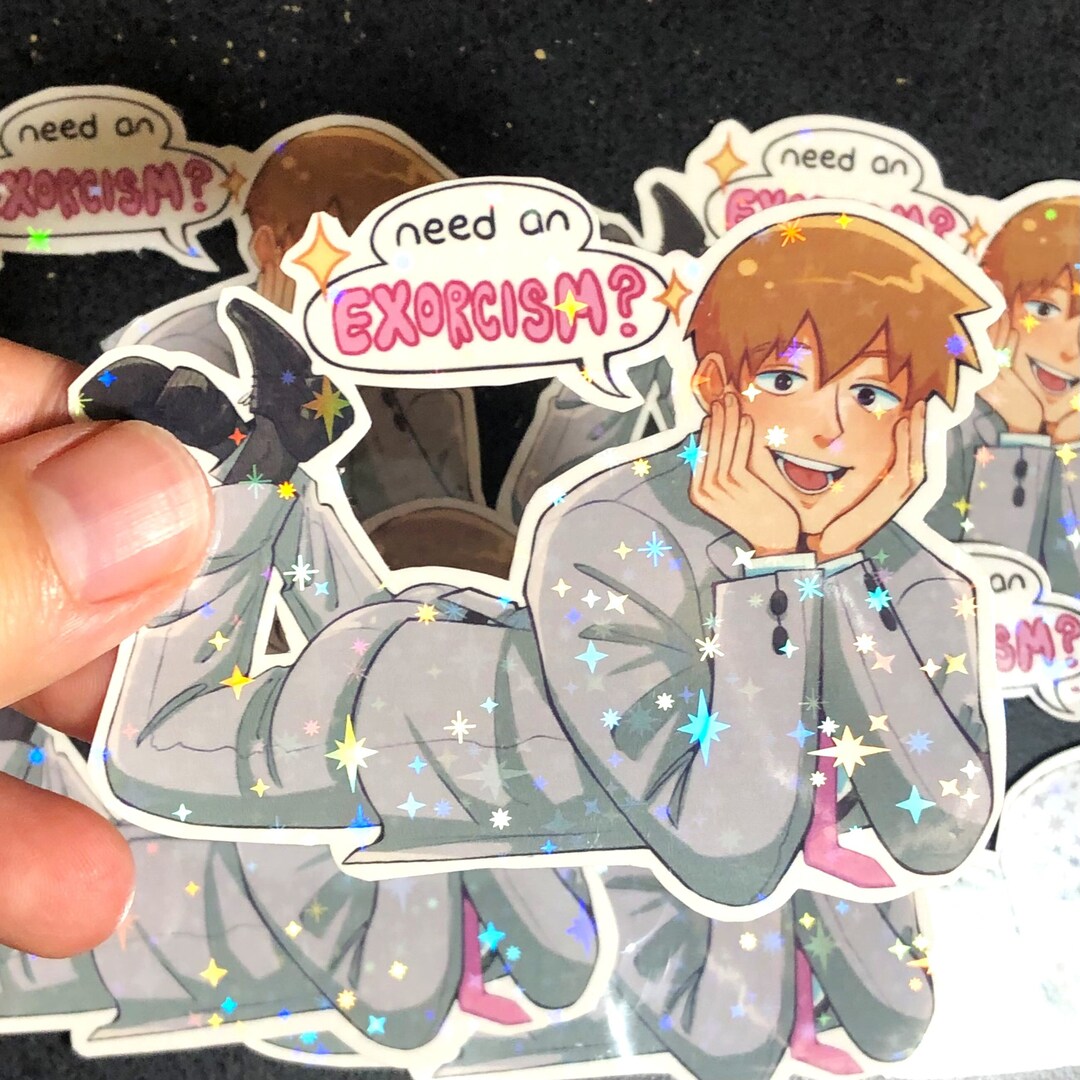 Holo Blonde Psychic Babygirl Sticker - Etsy