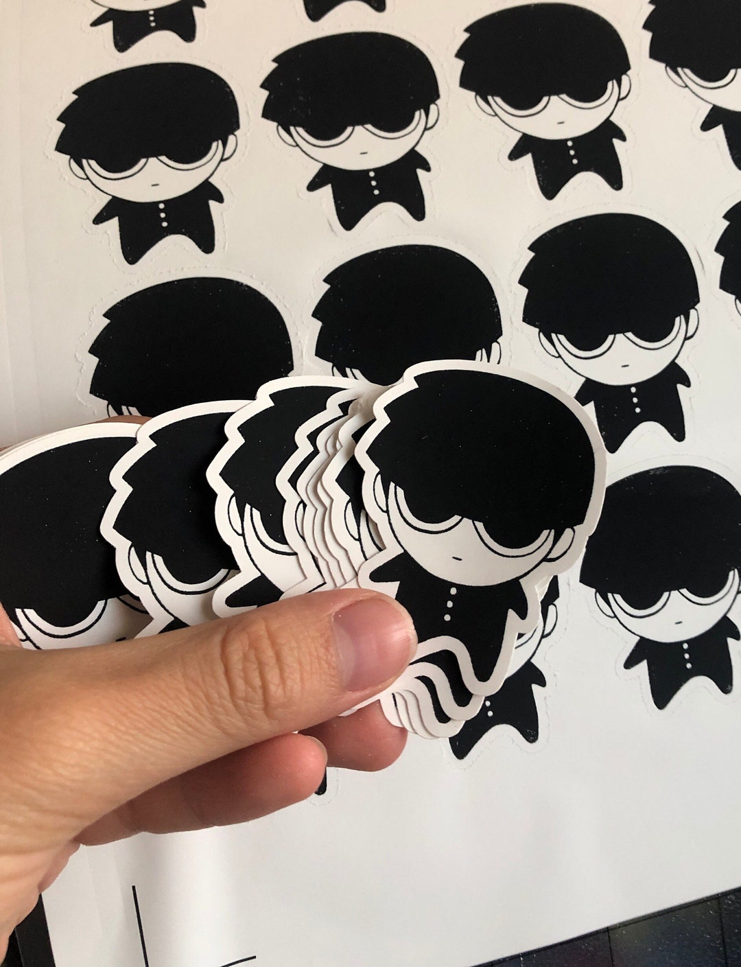 Cute Psychic Boy Sticker Autism Stare - Etsy