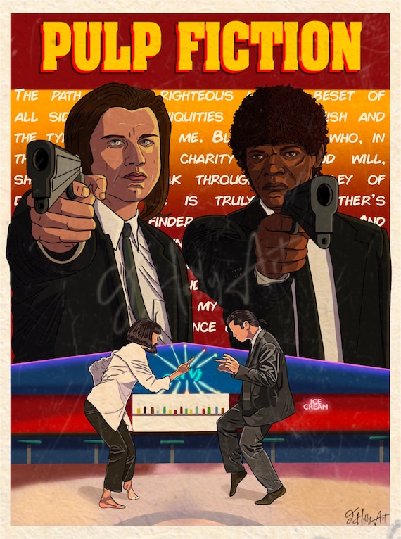 Pulp Fiction Art Poster