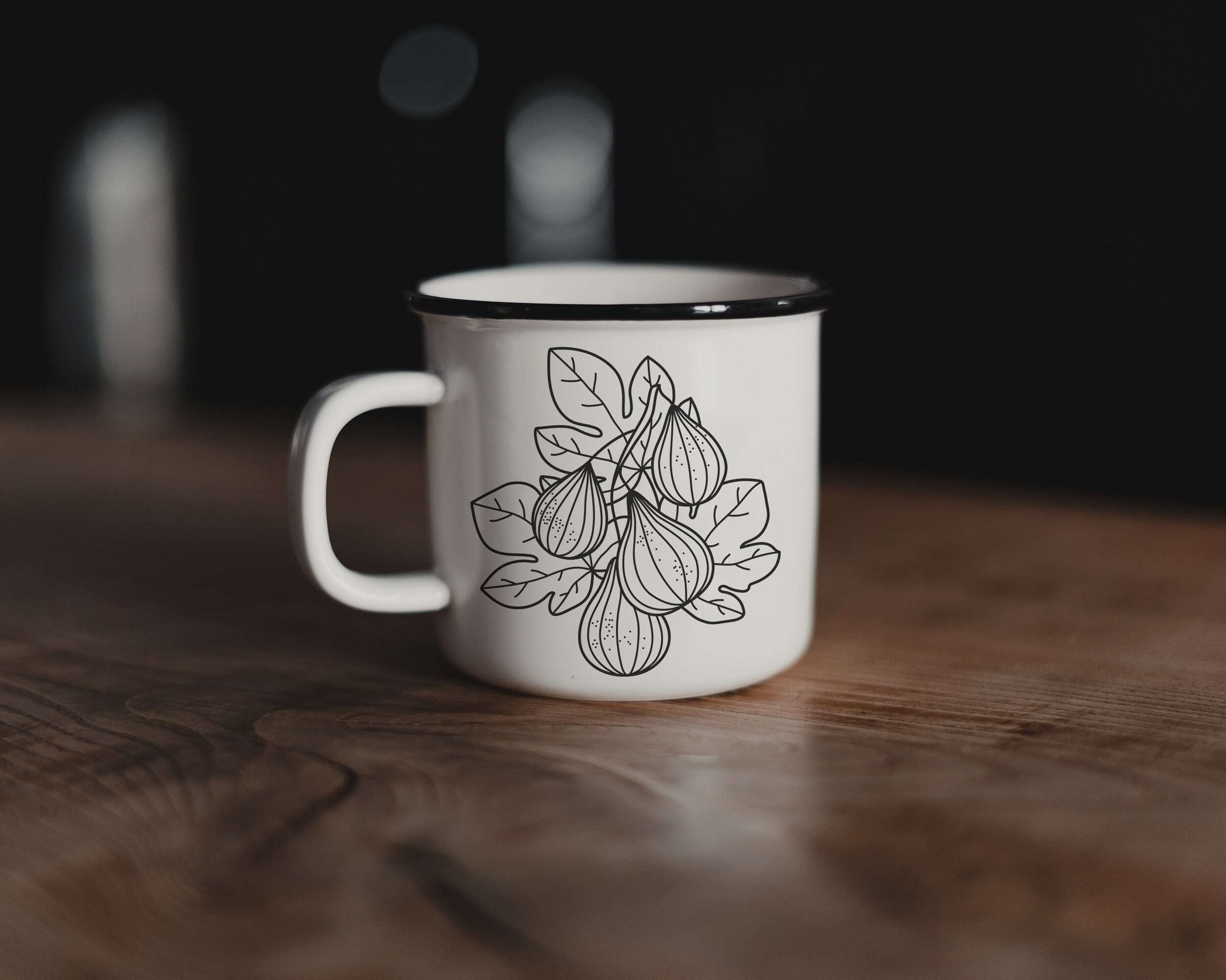 Figs Instant Digital Download Clipart, Fig Branch Svg, Png, Pdf, and ...