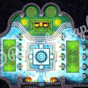 Dnd Throne Room Digital Battle Map Etsy Canada