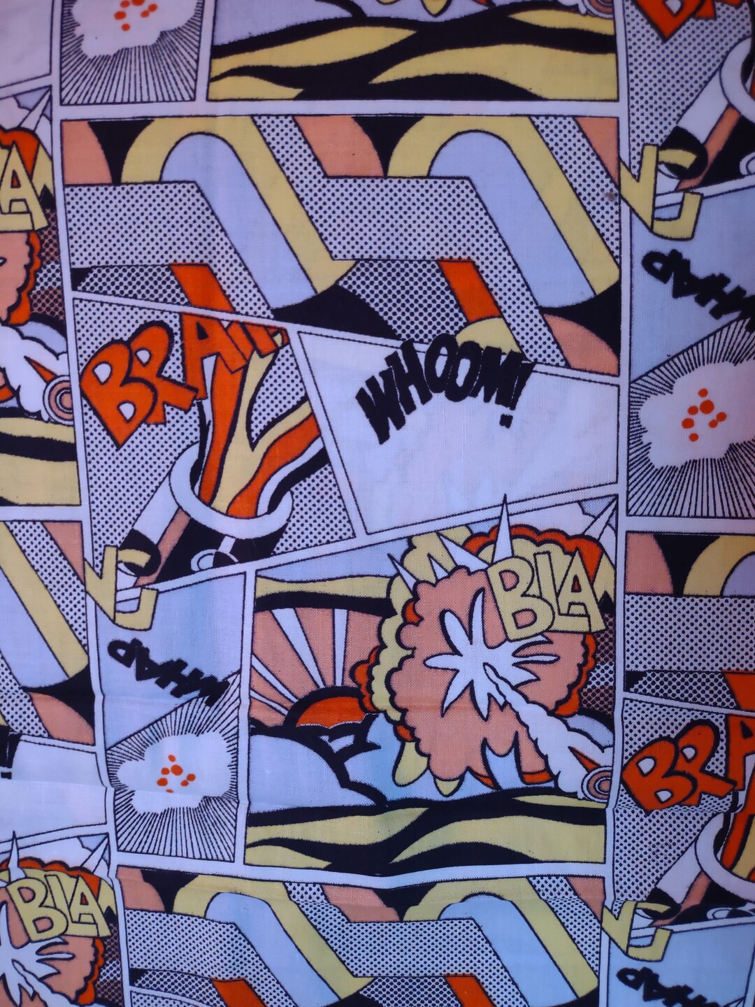 Amazing Vintage Pop Art Fabric in New Condition Comics Fabric - Etsy