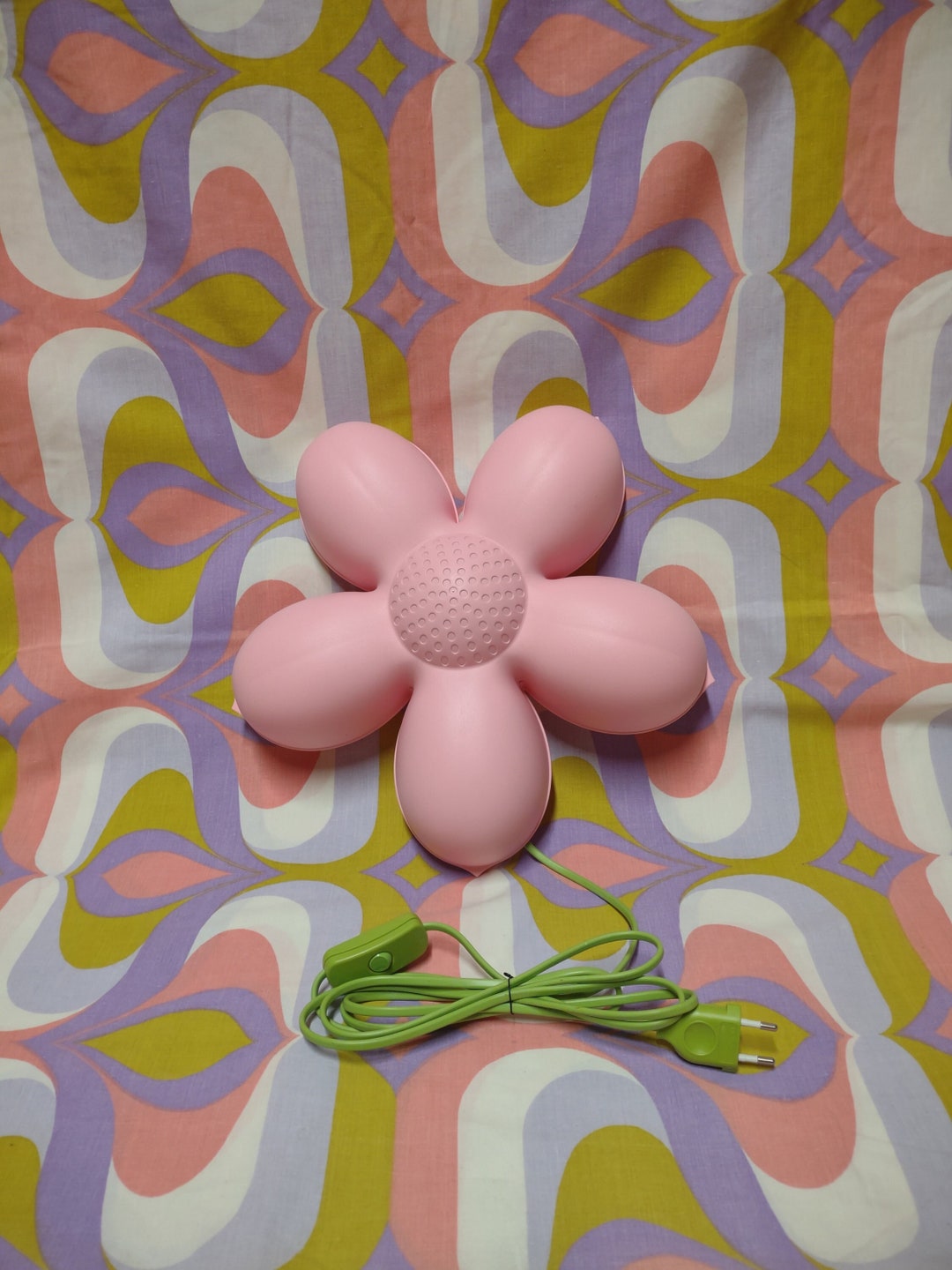 Vintage Ikea Pink Flower Wall Lamp Smilla Blomma Flower Lamp Spage Age ...