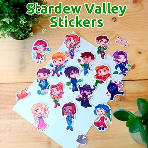STARDEW VALLEY STICKERS / Sebastian Abigail Sam Alex Shane Leah Haley ...