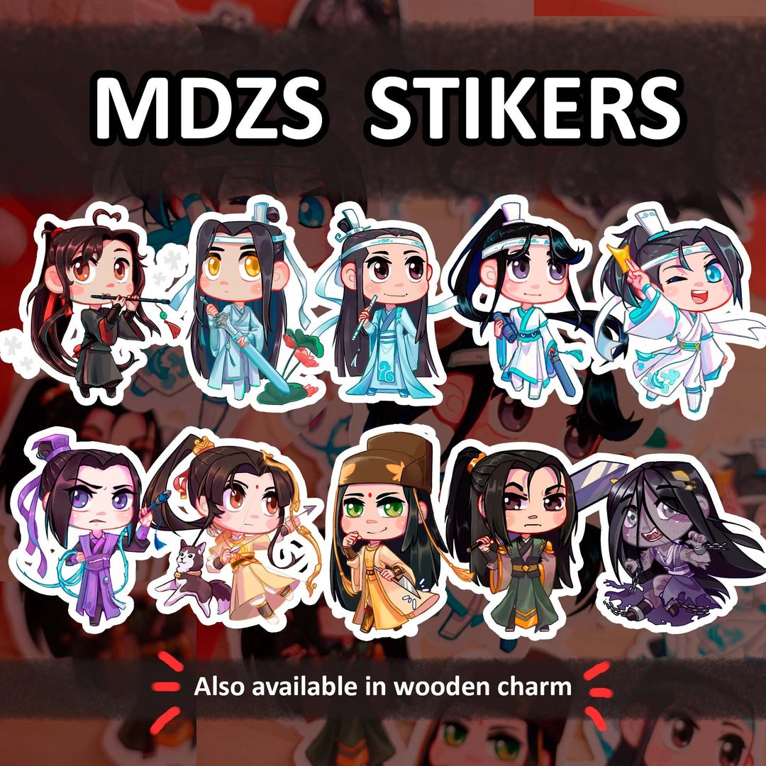 MDZS Sticker 10pc Pack / Mo Dao Zu Shi Stikers - Etsy