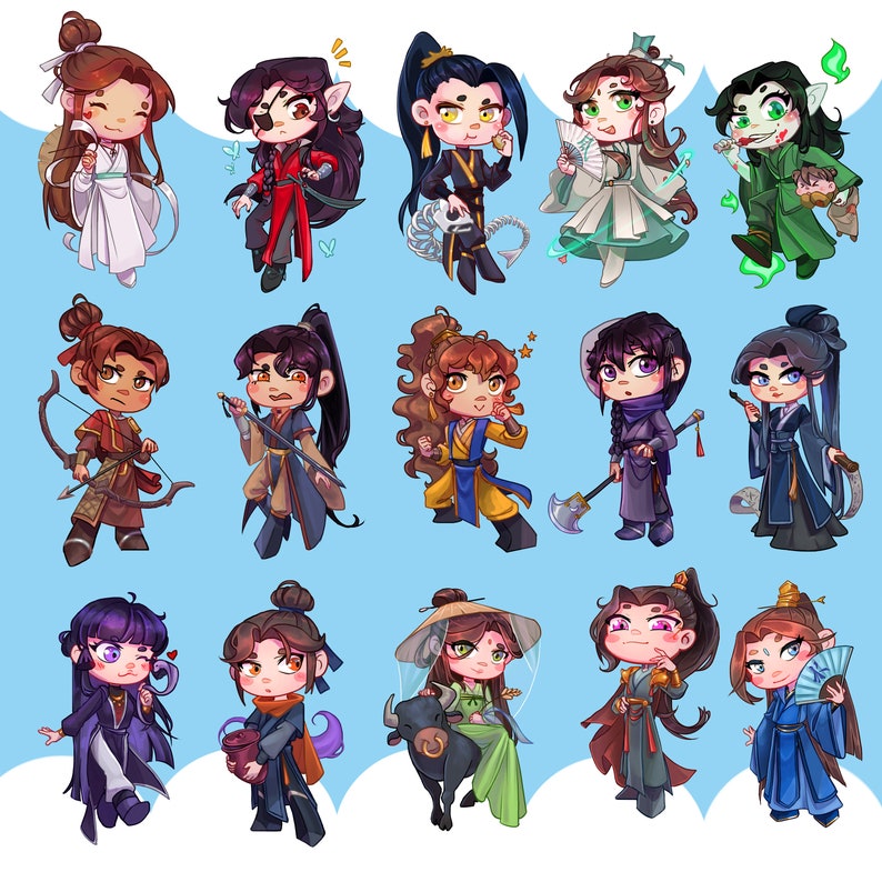TGCF STANDEE / CHARM Heaven Official's Blessings / Preorder - Etsy