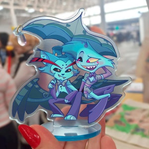 Husk X Angel Dust / Hazbin Hotel Acrylic Standee - Etsy