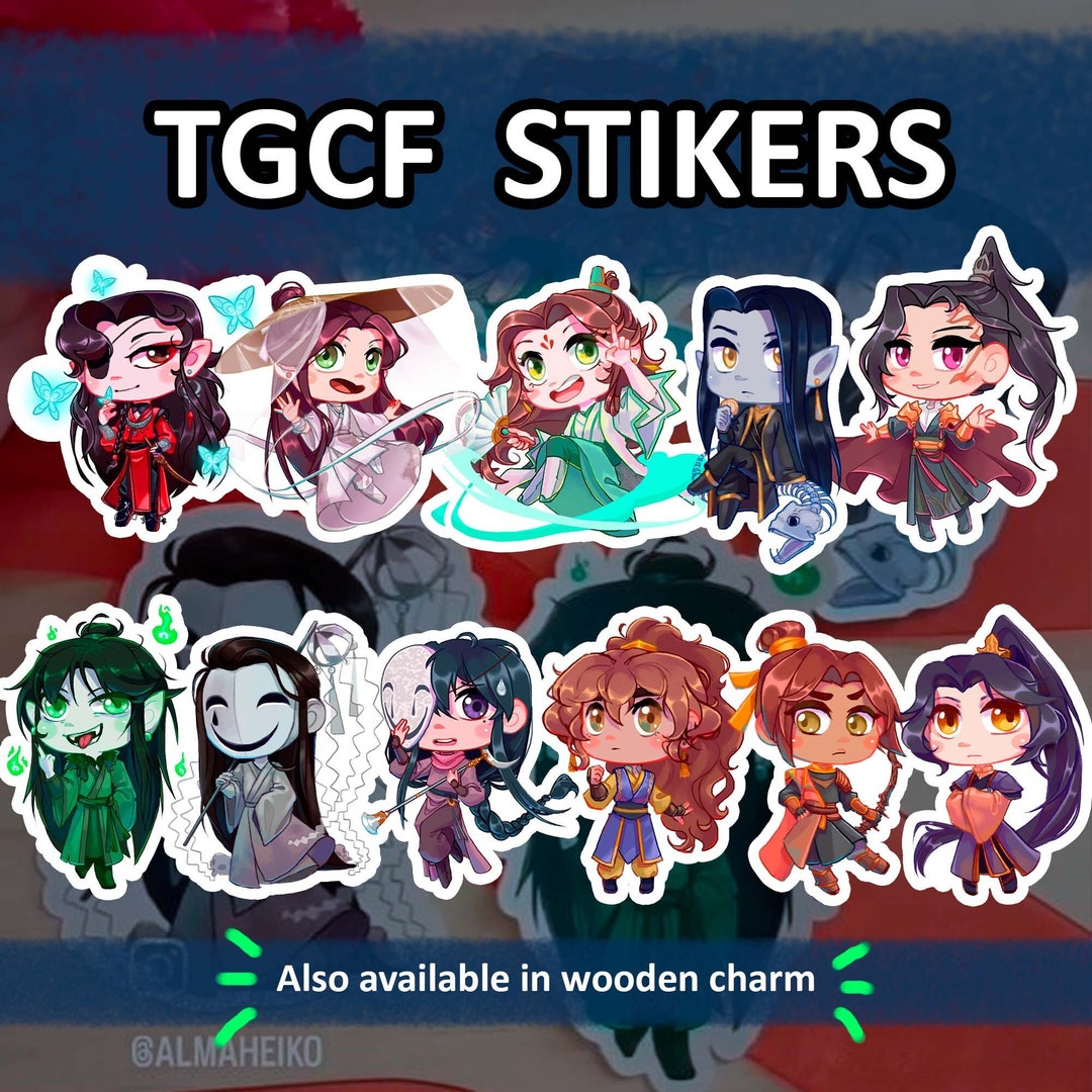 TGCF Sticker 11pc Pack / Heaven Official's Blessing - Etsy