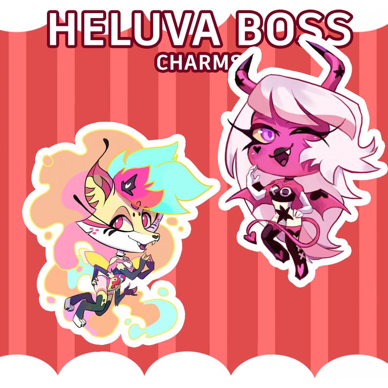 LAST STOCK Helluva Boss Acrylic Epoxy Keychains (preorder) / Stolas ...