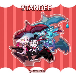 Husk X Angel Dust / Hazbin Hotel Acrylic Standee - Etsy