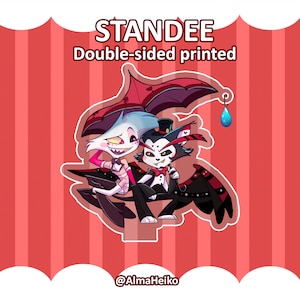 Husk X Angel Dust / Hazbin Hotel Acrylic Standee - Etsy