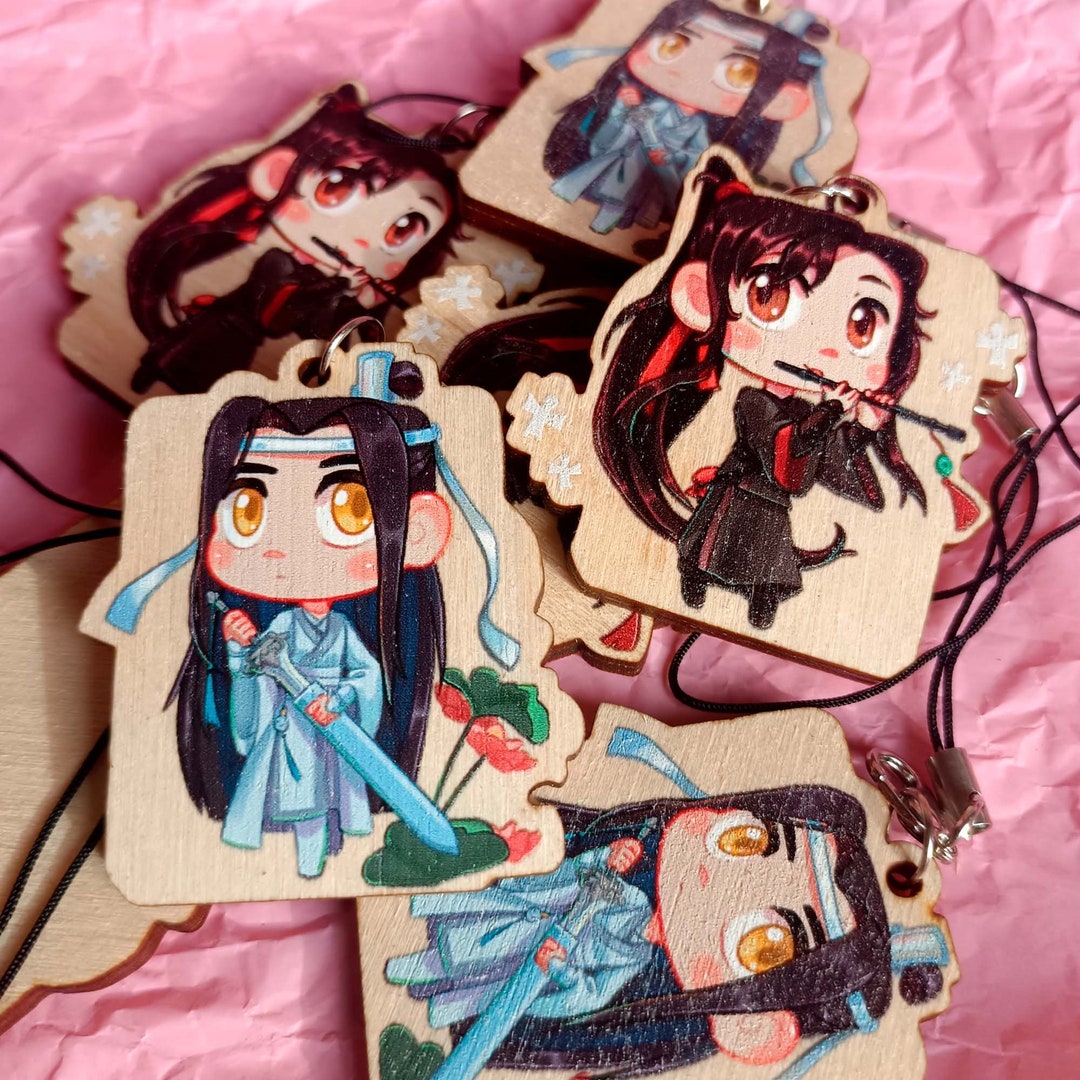 Wooden Keycharms! /mdzs (NEW DESIGNS AVAILABLE) - Etsy