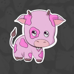 Spooky Cow Sticker Set - Etsy