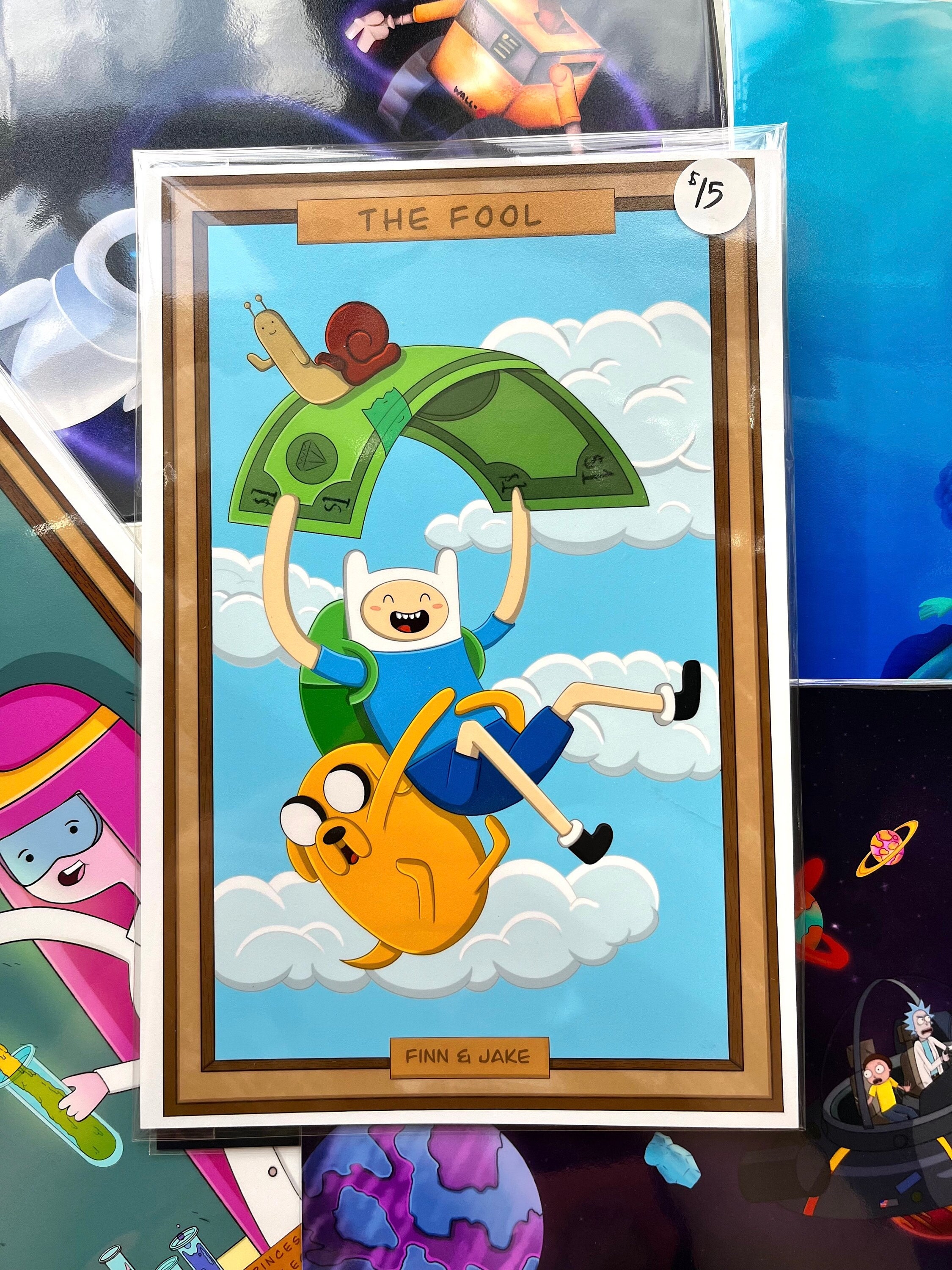 The Fool Adventure Time Tarot ART PRINT - Etsy