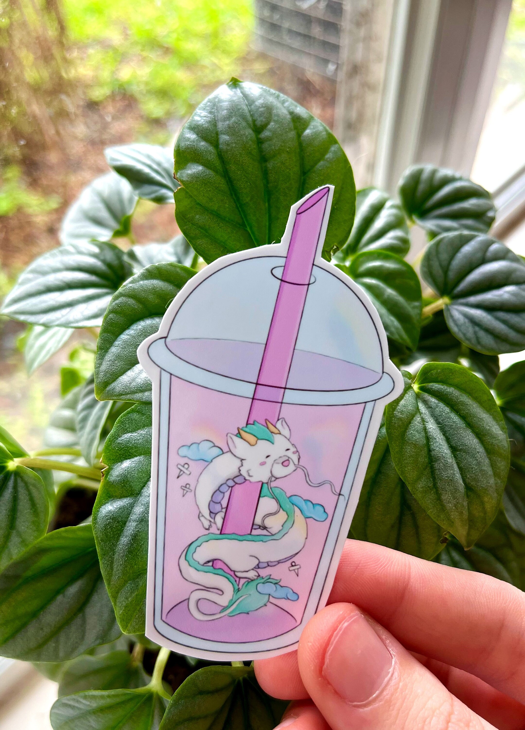 Dragon Boba Sticker - Etsy