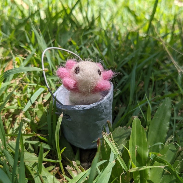 Axolotl in a Bucket - Etsy