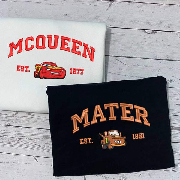 Mcqueen and Mater Sweatshirt - Etsy