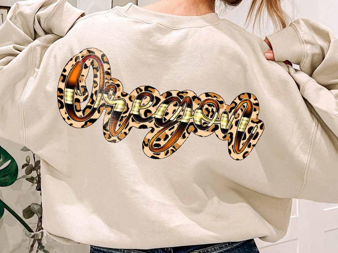 Oregon Leopard Design Png, Oregon Sublimation Png, Sublimation Print ...