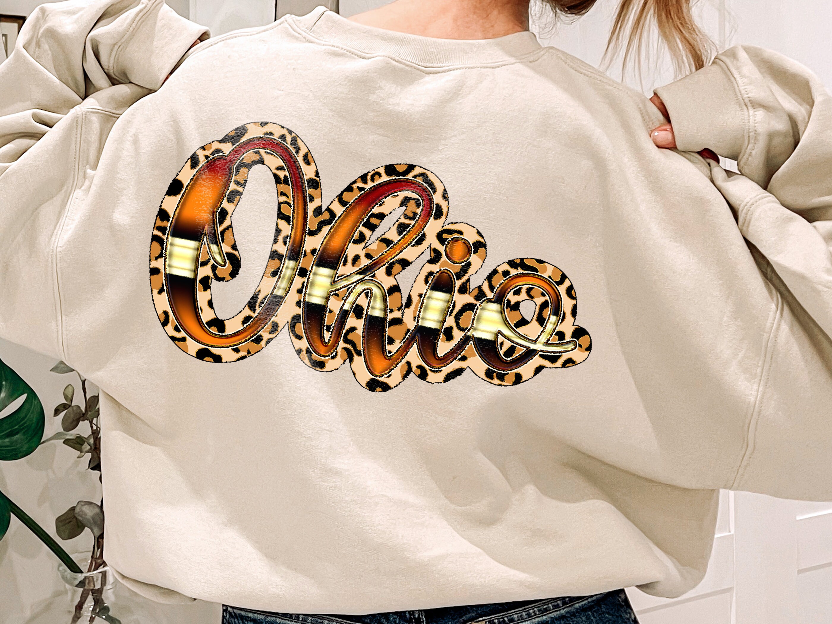 Ohio Leopard Design Png Ohio Sublimation Png Sublimation - Etsy