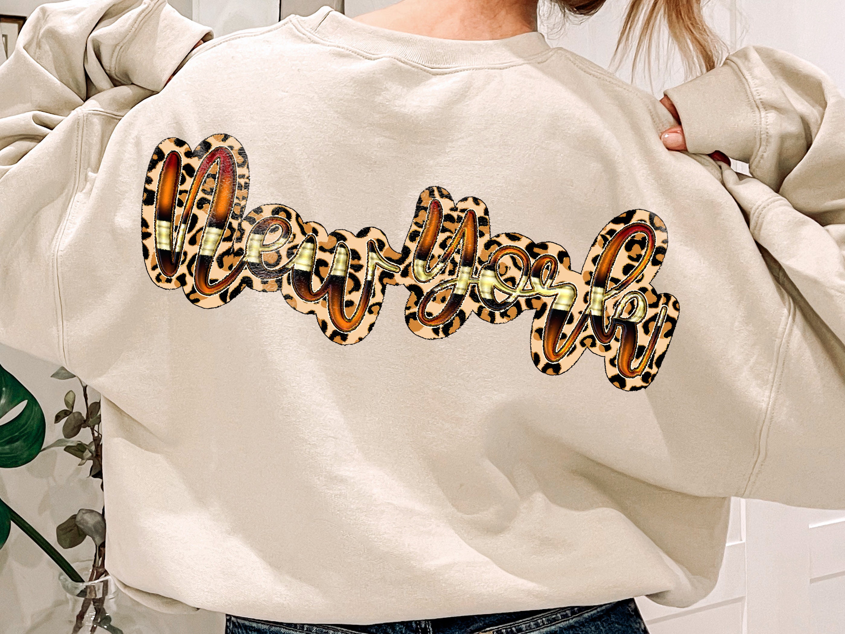New York Leopard NY Design Png New York Sublimation Png - Etsy
