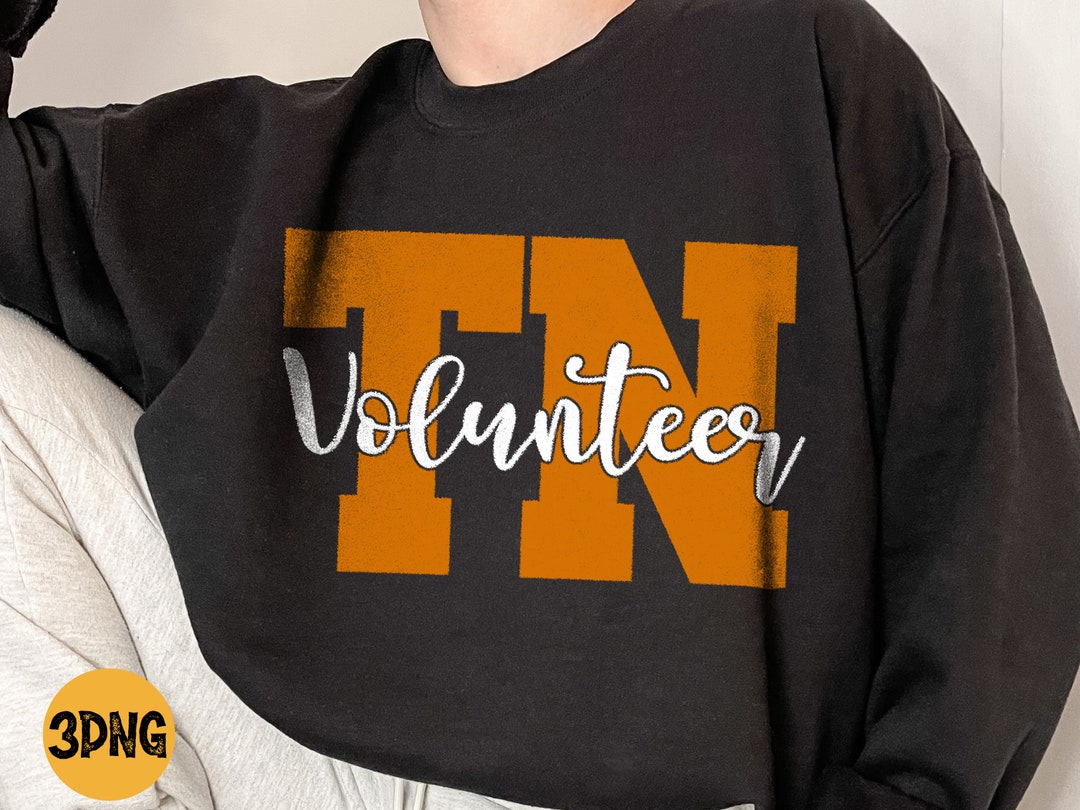 Tennessee Volunteers Distressed Football Png Tennessee - Etsy