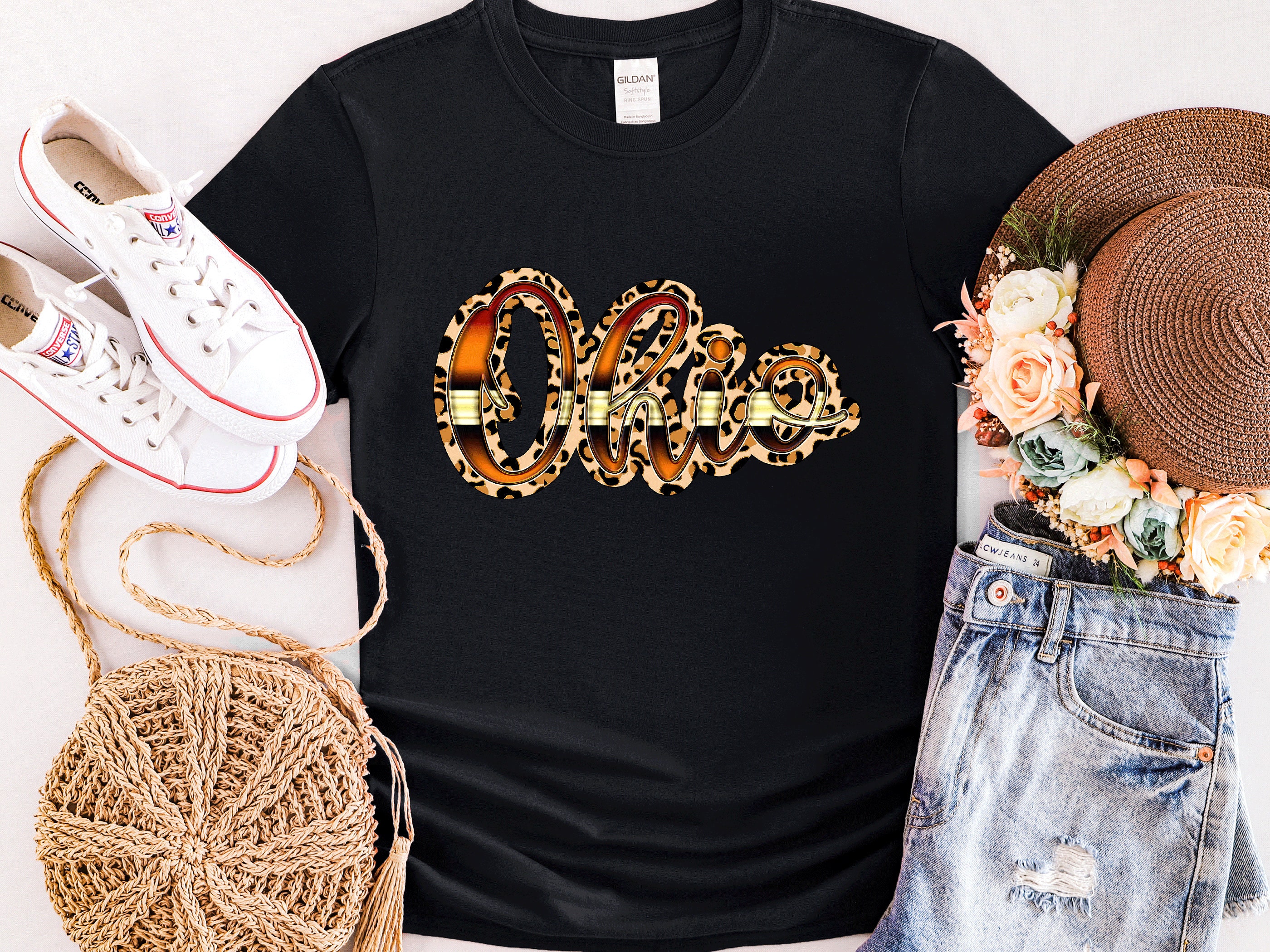 Ohio Leopard Design Png Ohio Sublimation Png Sublimation - Etsy