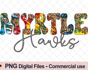 Myrtle Hawks Png - Etsy